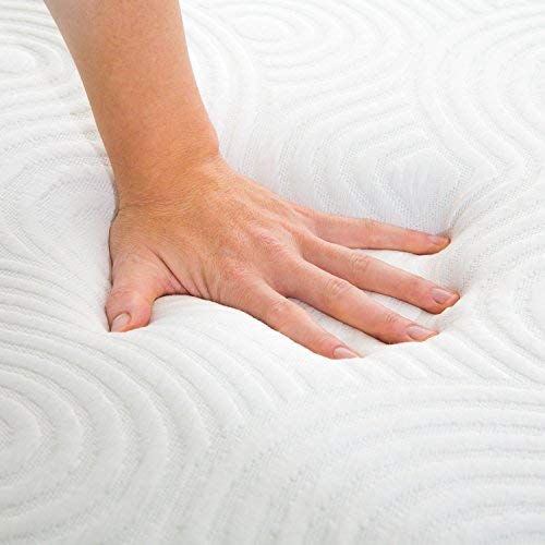 LINENSPA 10 Inch Gel Memory Foam Mattress - Dual Layered - CertiPUR-US Certified - Medium Feel - 10 Year Warranty - Queen Size