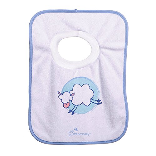 Dreambaby Terry Cloth Pullover Baby Bibs - Super Absorbent for Feeding and Drooling Toddlers - Farm Animals , 4 Count