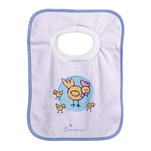 Dreambaby Terry Cloth Pullover Baby Bibs - Super Absorbent for Feeding and Drooling Toddlers - Farm Animals , 4 Count