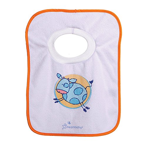 Dreambaby Terry Cloth Pullover Baby Bibs - Super Absorbent for Feeding and Drooling Toddlers - Farm Animals , 4 Count