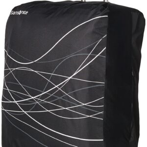 Samsonite Printed Luggage Cover, Black, Large