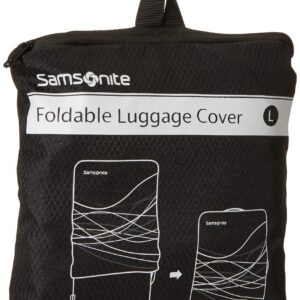 Samsonite Printed Luggage Cover, Black, Large