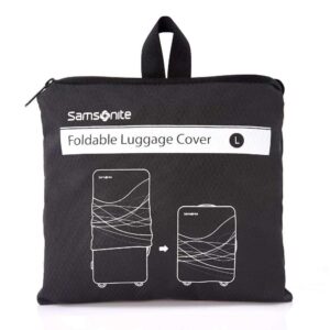 Samsonite Printed Luggage Cover, Black, Large