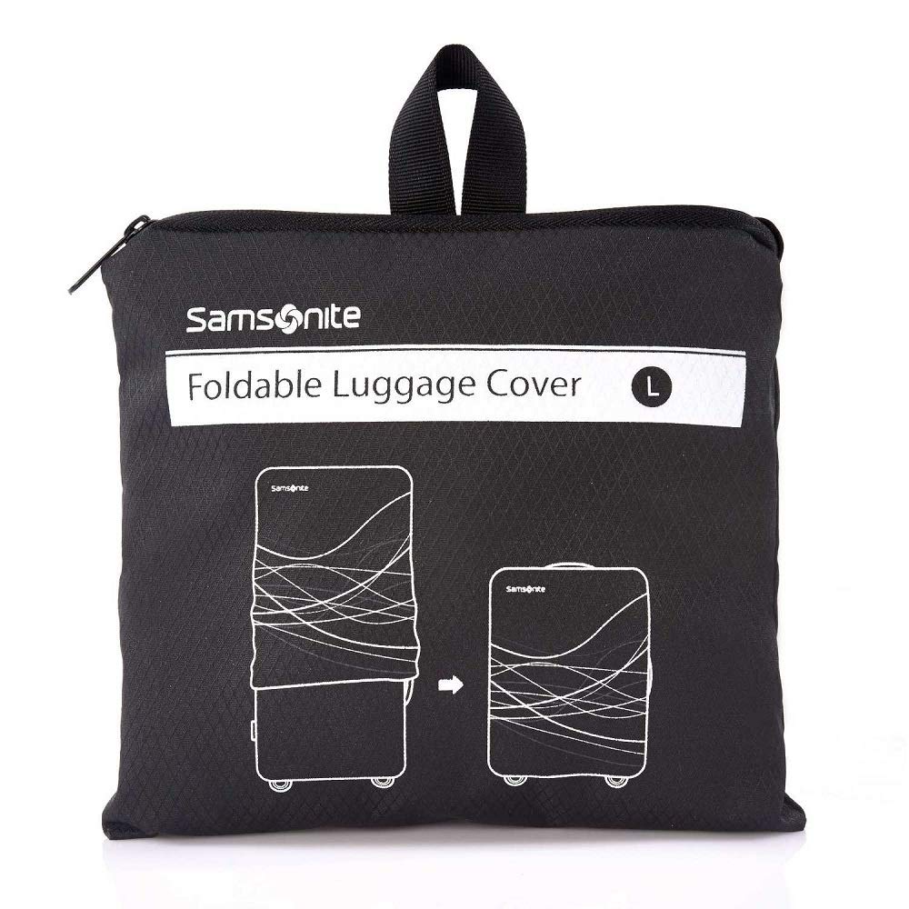 Samsonite Printed Luggage Cover, Black, Large