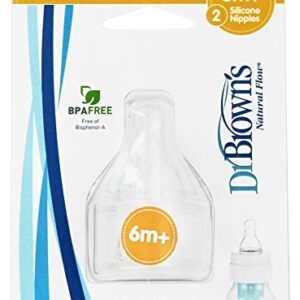 Dr. Browns Natural Flow Level 3 Standard Nipple - 6 Nipples