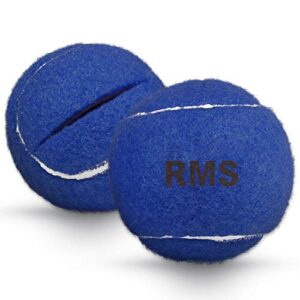 rms walker glide balls - a set of 2 balls with precut opening for easy installation, fit most walkers (blue)