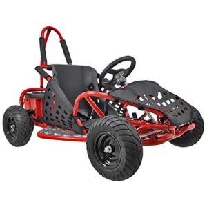 mototec 48v 1000w off road go kart in red