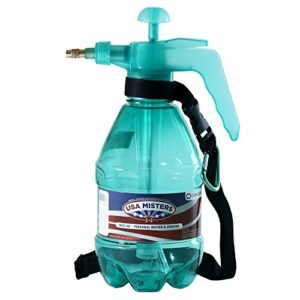 coregear classic usa misters 1.5 liter personal water mister pump spray bottle (teal)