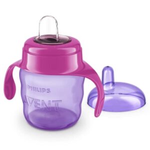 Philips Avent Classic Soft Spout Cup, 200ml (Pink/Purple)