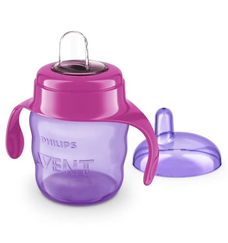 Philips Avent Classic Soft Spout Cup, 200ml (Pink/Purple)