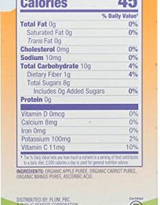 Plum Organics, Friut & Veggie Mashups, 3.17 Oz, 4 Ct