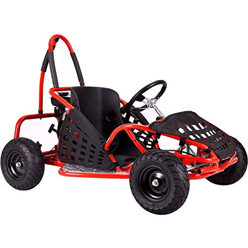 MotoTec 79cc Off Road Go Kart in Red