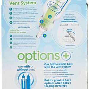 Dr. Brown's Options Narrow Bottle, 3 Count (Pack of 1)