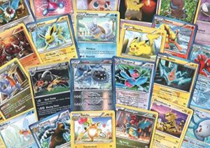 pokemon tcg: random cards from every series, 100 cards in each lot plus 7 bonus free foil cards