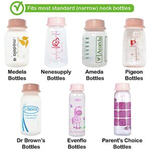 Nenesupply Travel Cap for Narrow Neck Feeding Bottle. Replace Dr Brown Travel Cap Dr Brown Cap and Medela Cap Bottle Cap for Dr Brown Bottle Dr Browns Bottle Medela Bottle Evenflow Bottle Ameda Bottle