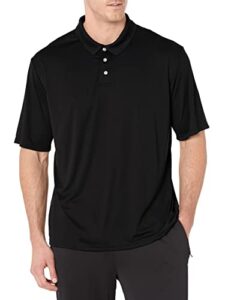 hanes sport men's cool dri men's performance polo,black,x-large