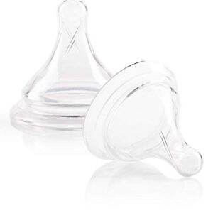 Joovy Boob Naturally Nood Bottle Nipples Featuring Ultra-Strong Silicone with Bumps to Mimic Mom and Available in 5 Flows - Compatible with Joovy Boob Bottle Line (Stage 2)