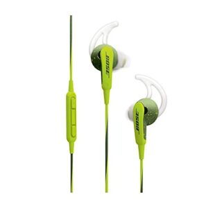 bose soundsport in-ear headphones, 3.5mm connector for apple devices - energy green