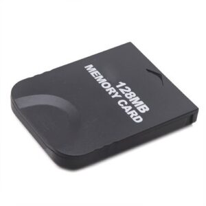 Gamilys 128MB Black Memory Card Compatible for Wii Gamecube