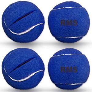 rms walker glide balls - a set of 4 balls with precut opening for easy installation, fit most walkers (blue)