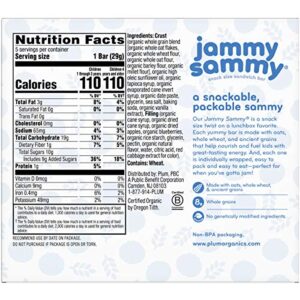 Plum Organics Jammy Sammy Blueberry & Oatmeal, 1.02 Oz, 5 Ct