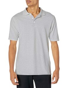 hanes mens x-temp performance polo shirt,light steel,xxx-large