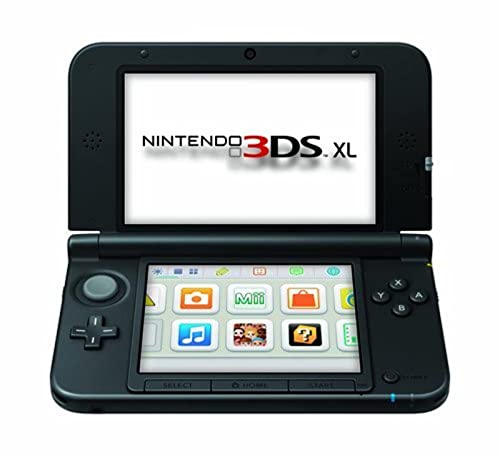 Nintendo 3DS XL Handheld System - Black/Black (Renewed)