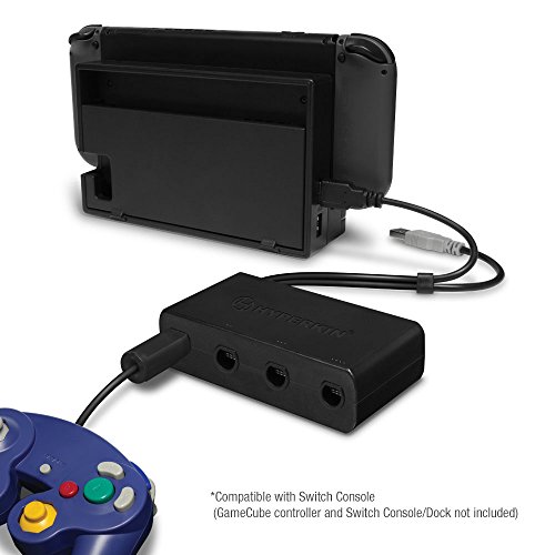 Hyperkin 4-Port Controller Adapter for GameCube Compatible with Nintendo Switch/ Wii U/ PC