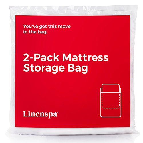 Linenspa Mattress Bag - 2 Pack Queen/Full Mattress Bag for Moving and Storage - Mattress Protection - Queen/Full Mattress Storage Bag – Mattress Storage bag Queen/Full