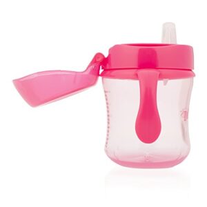 Dr. Brown's Soft-Spout Transition Cup, 6 Ounce (6M+), Pink, Single