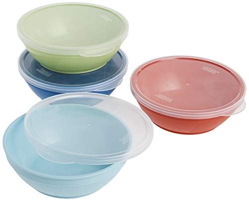 First Essentials by NUK Bunch-a-Bowls, Assorted Colors, 4-Pack