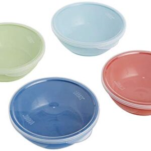 First Essentials by NUK Bunch-a-Bowls, Assorted Colors, 4-Pack