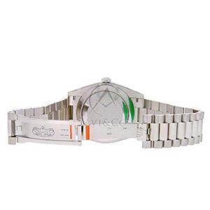 Rolex Day-Date 40 President White Gold Watch 228239 60th Anniversary Green Dial