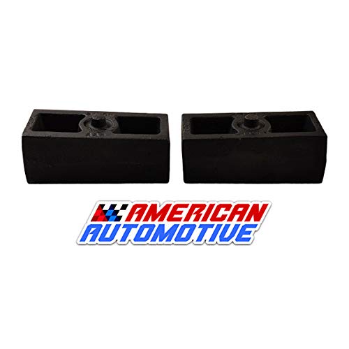 American Automotive 2000-2010 Silverado 2500HD Lift Kit 2" Rear Solid American Steel Lift Blocks