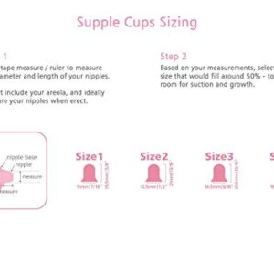 Supple Cups for Flat, Shy and Inverted Nipples (Size 4)