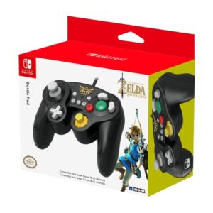 hori nintendo switch battle pad (zelda) gamecube style controller - nintendo switch