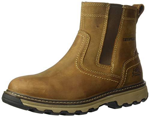 Cat Footwear Men's Pelton Industrial & Construction Shoe, Dark Beige, 13