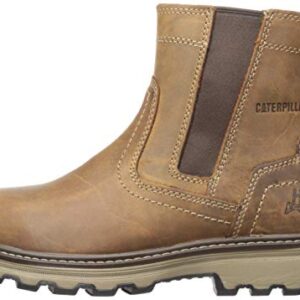 Cat Footwear Men's Pelton Industrial & Construction Shoe, Dark Beige, 13