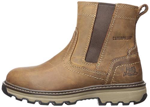 Cat Footwear Men's Pelton Industrial & Construction Shoe, Dark Beige, 13