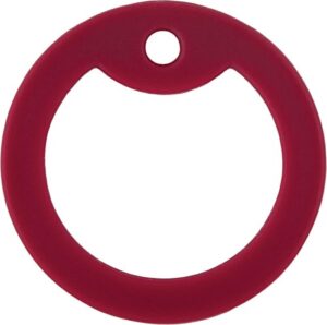 2 pack dog tag silencers (maroon)