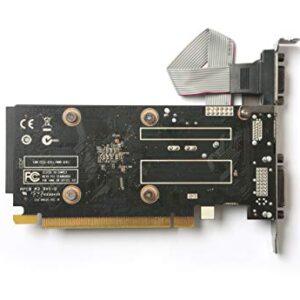 ZOTAC GeForce GT 710 2GB DDR3 PCI-E2.0 DL-DVI VGA HDMI Passive Cooled Single Slot Low Profile Graphics Card (ZT-71302-20L)