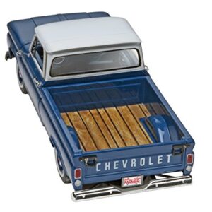 Revell 85-7225 '66 Chevy Fleetside Pickup Model Truck Kit 1:25 Scale 112-Piece Skill Level 4 Plastic Model Building Kit , Blue, 12 years old and up