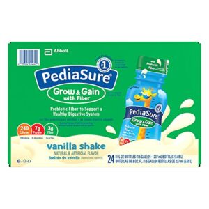 pediasure vanilla with fiber shake - 8 oz. bottles - 24 pk.