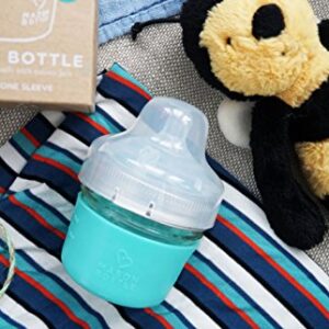 4 oz. Mason Bottle DIY Kit: BPA-Free Glass Baby Bottles You can DIY Using Mason Jars from Home, Made in The USA.