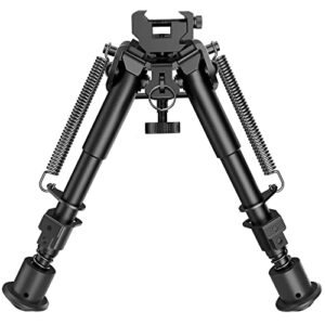 cvlife 6-9 inches picatinny bipod adjustable spring return with picatinny adapter