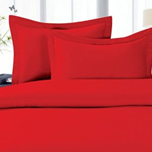 CELINE LINEN Best, Softest, Coziest Duvet Cover Ever! 1500 Thread Count Egyptian Quality Luxury Super Soft Wrinkle Free 3-Piece Duvet Cover Set, King/Cali King, Red