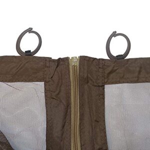 Keep Mosquitoes Out of Your 10 x 10 Gazebo with This Four Panel Pack of Easy to Netting with Zippers