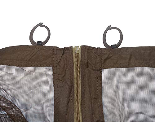 Keep Mosquitoes Out of Your 10 x 10 Gazebo with This Four Panel Pack of Easy to Netting with Zippers