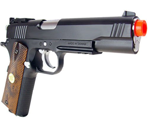 500 fps new full metal wg airsoft m 1911 gas co2 hand gun pistol w/ 6mm bb bbs(Airsoft Gun)