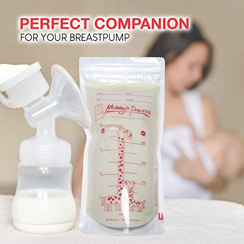 110 Count Breastmilk Storage Bags 8 Oz 235 ml Breastfeeding Freezer Storage Container Bags for Breast Milk comes Pre Sterilized & BPA Free with Accurate Measurements & Leak Proof. Buy Now!